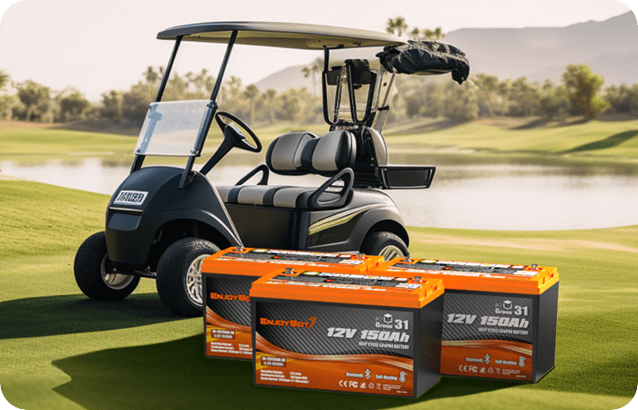 Enjoybot 36V 150Ah Golf Cart Lithium Battery Conversion Kit - 3 Batter ...