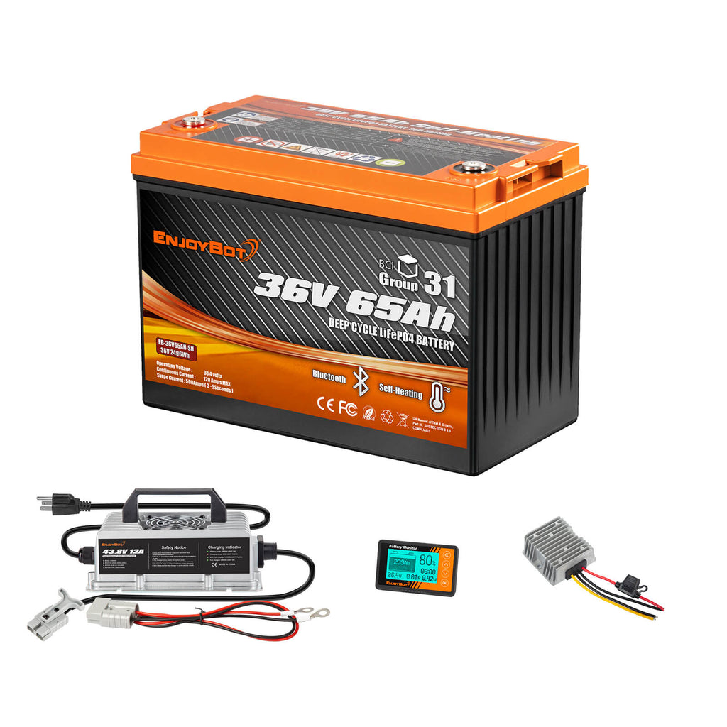 Enjoybot 36V 65Ah Lithium Golf Cart Battery Conversion Kit – Enjoybot ...