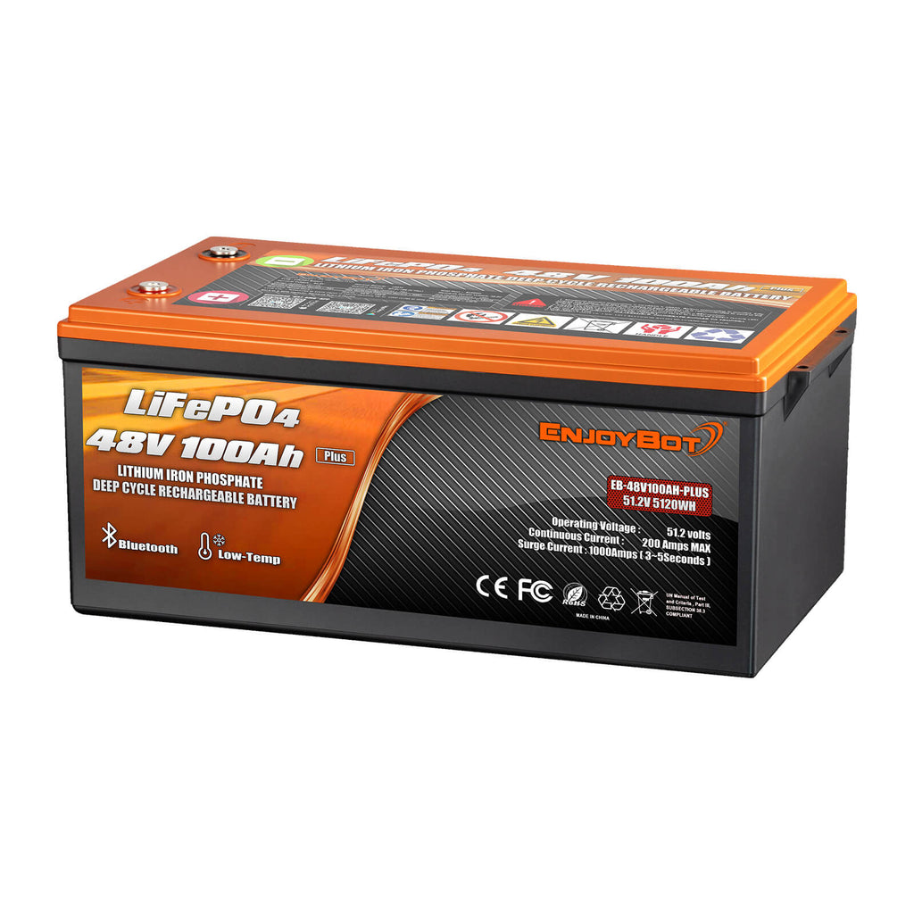 [Flash Sale] Enjoybot 48V 100AH Plus Lithium Golf Cart Battery with Bl ...
