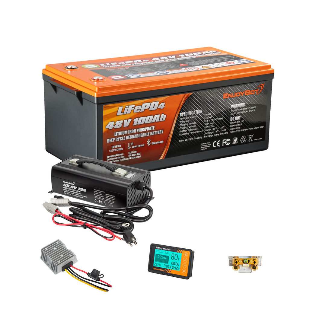 Enjoybot 48V 100Ah Lithium Golf Cart Battery Conversion Kit – Enjoybot Official Store