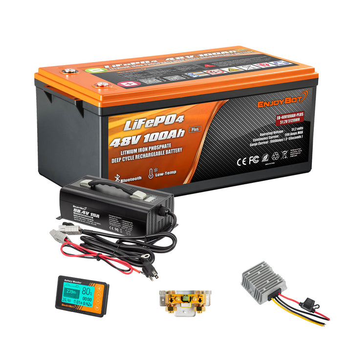 48V Lithium Golf Cart Battery Conversion Kit – Enjoybot Official Store