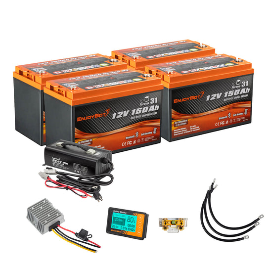 48V Lithium Golf Cart Battery Conversion Kit – Enjoybot Official Store
